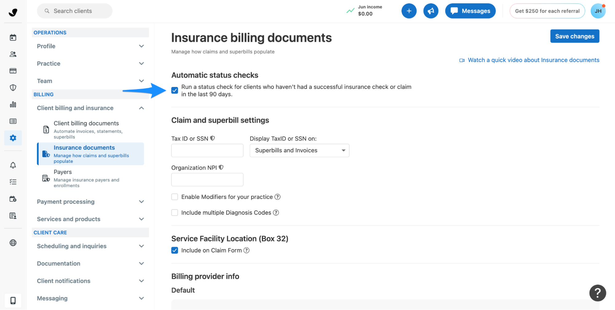 Verifying a client’s insurance benefits – SimplePractice Support
