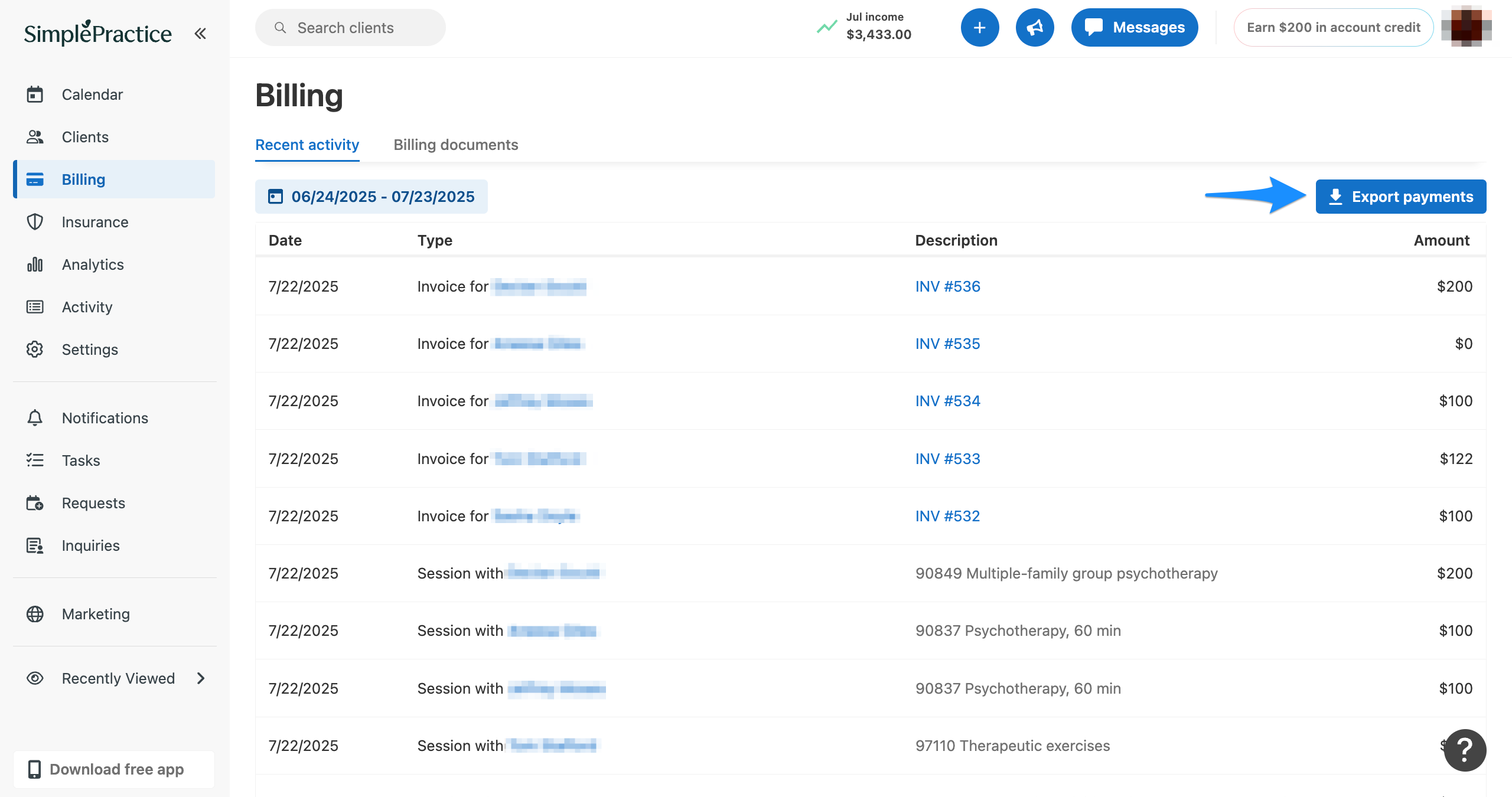 Annual financial activity report FAQs – SimplePractice Support