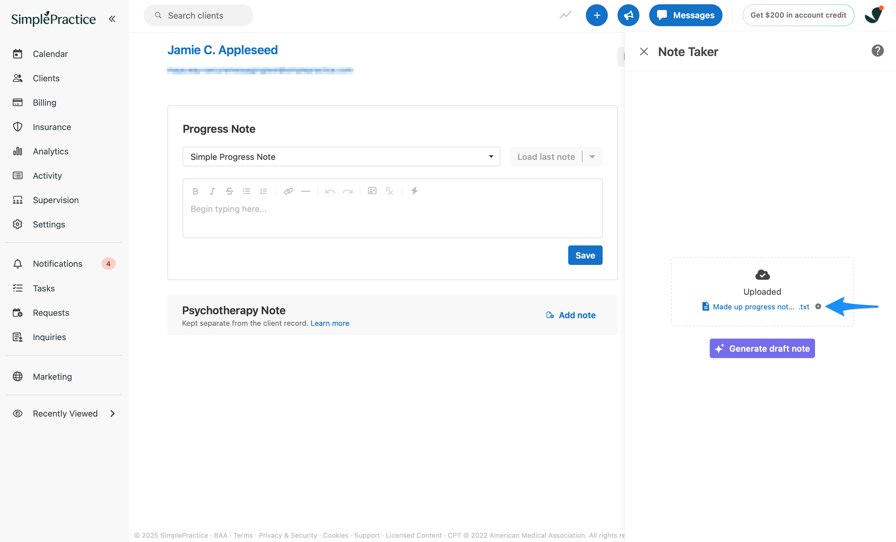 Understanding Note Taker – SimplePractice Support