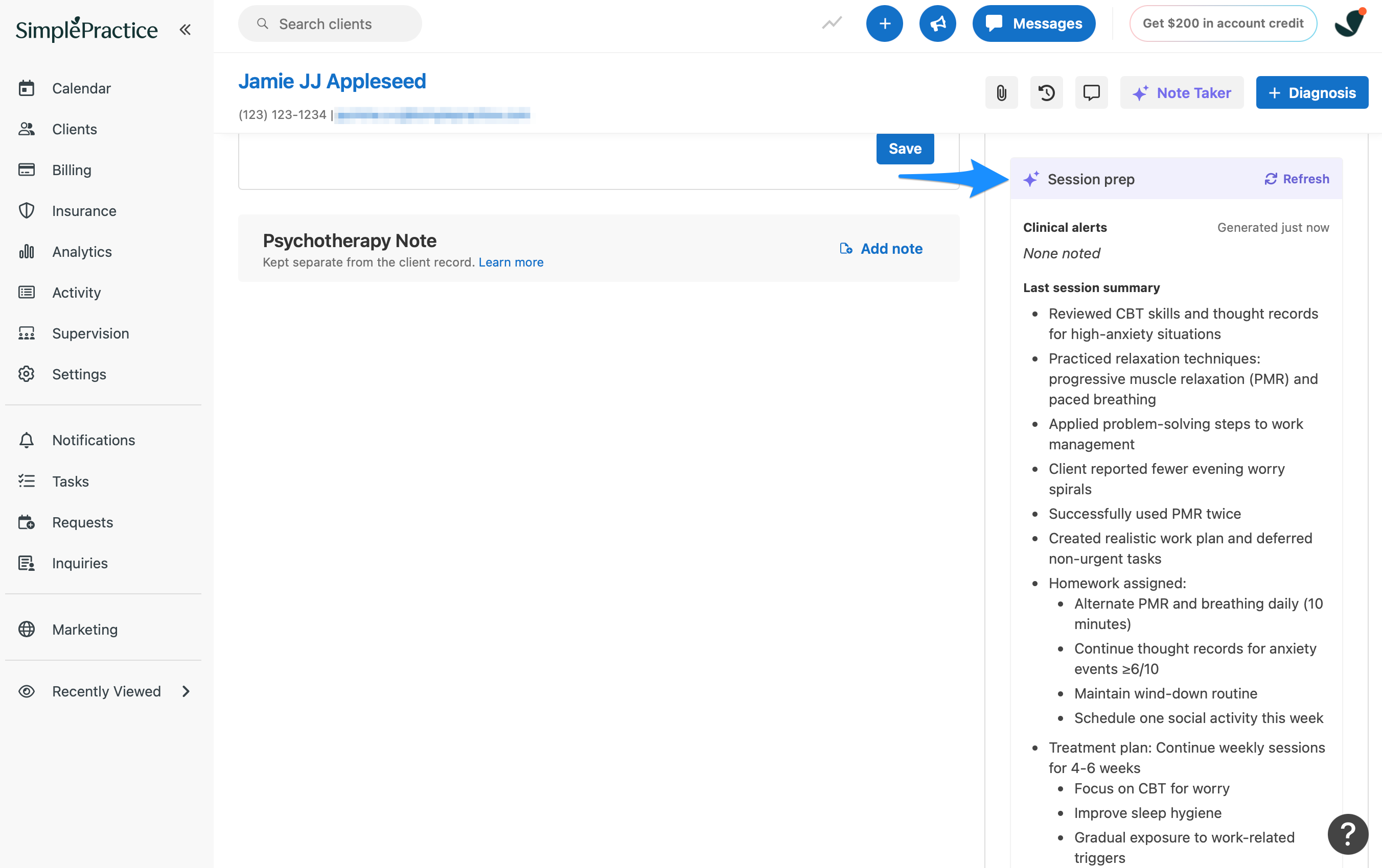 Understanding Note Taker – SimplePractice Support
