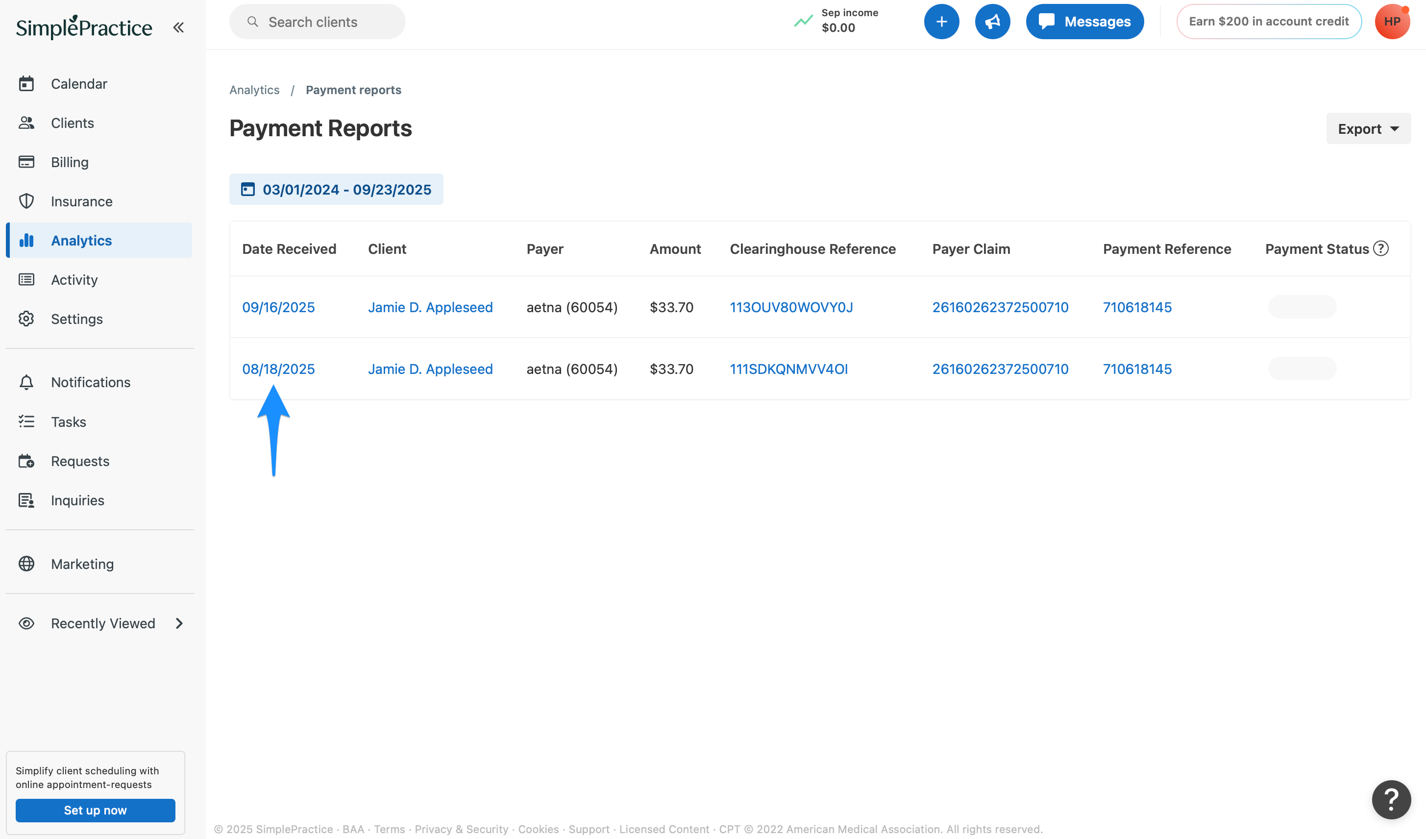 Understanding your insurance reports – SimplePractice Support