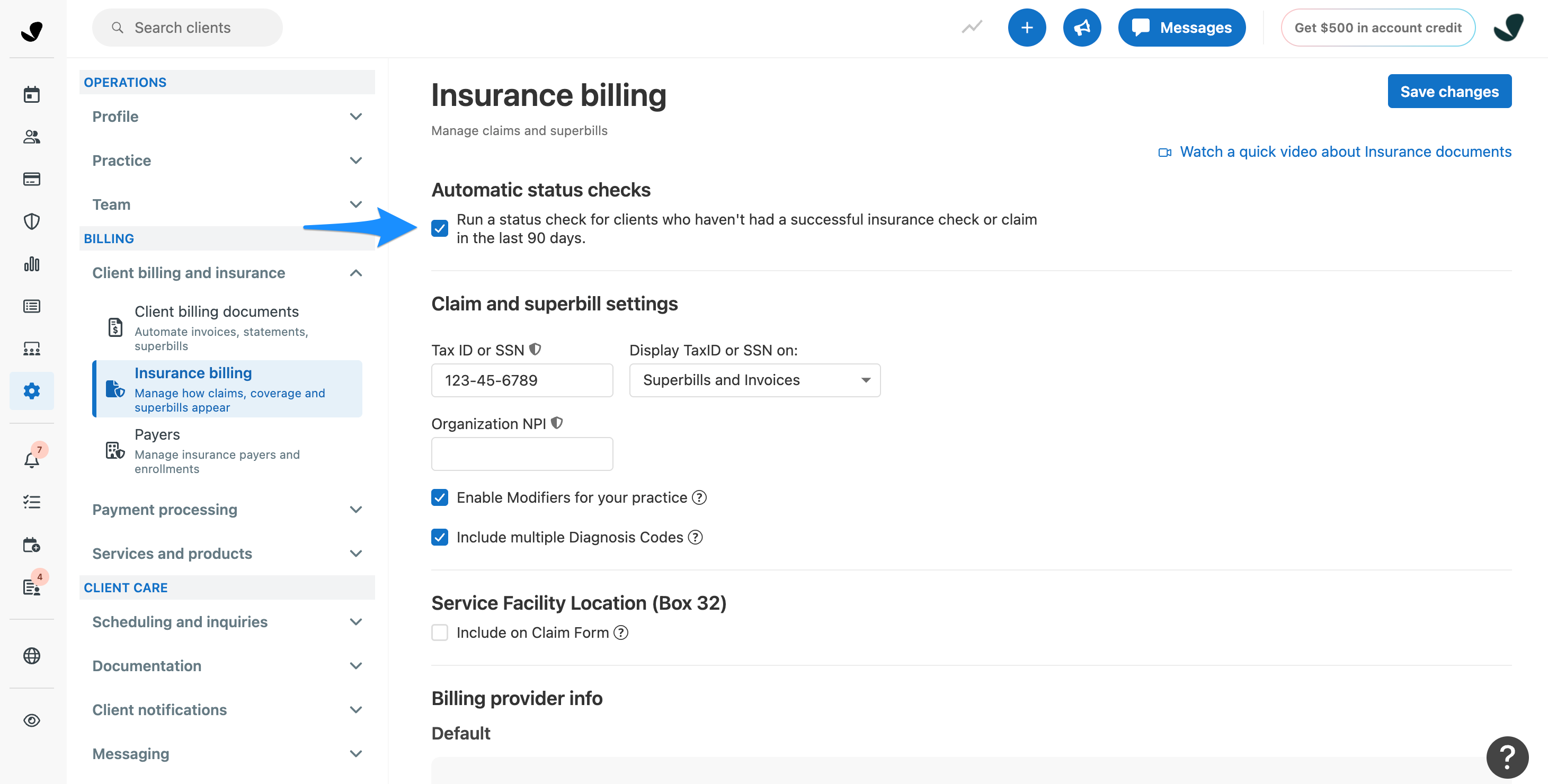 Verifying a client’s insurance benefits – SimplePractice Support