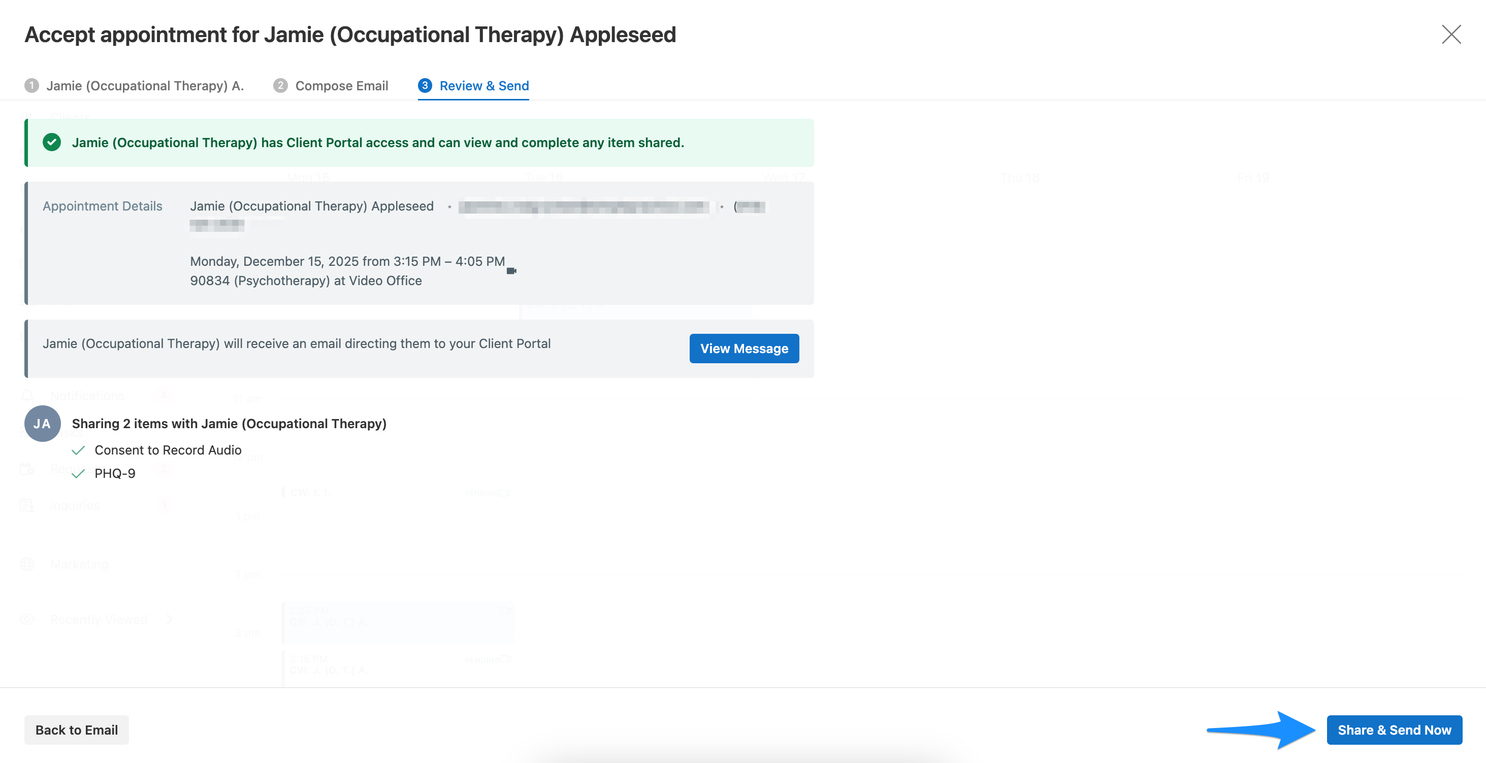 Managing appointment requests – SimplePractice Support