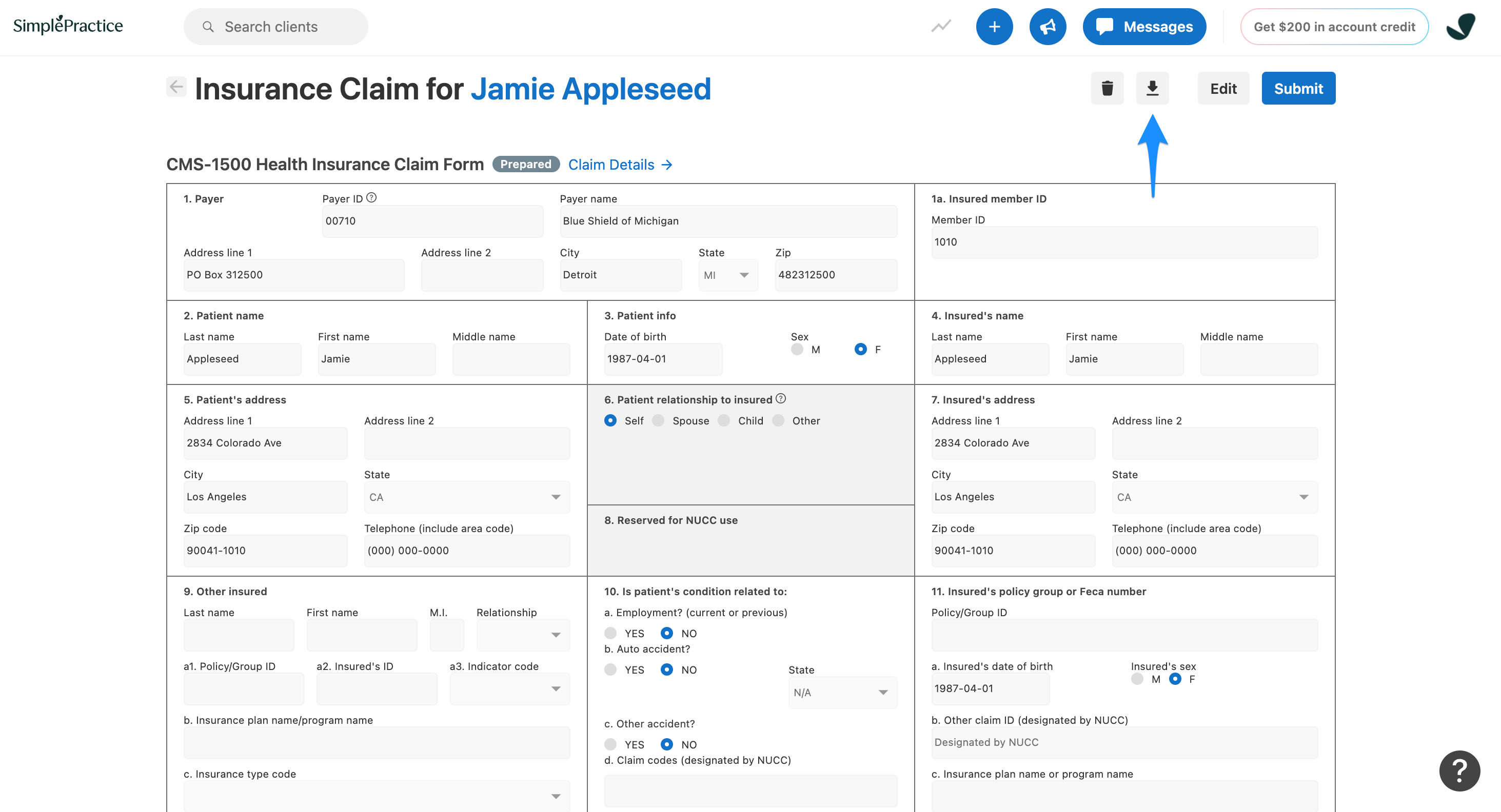 Removing appointments from the Unbilled appointments list ...