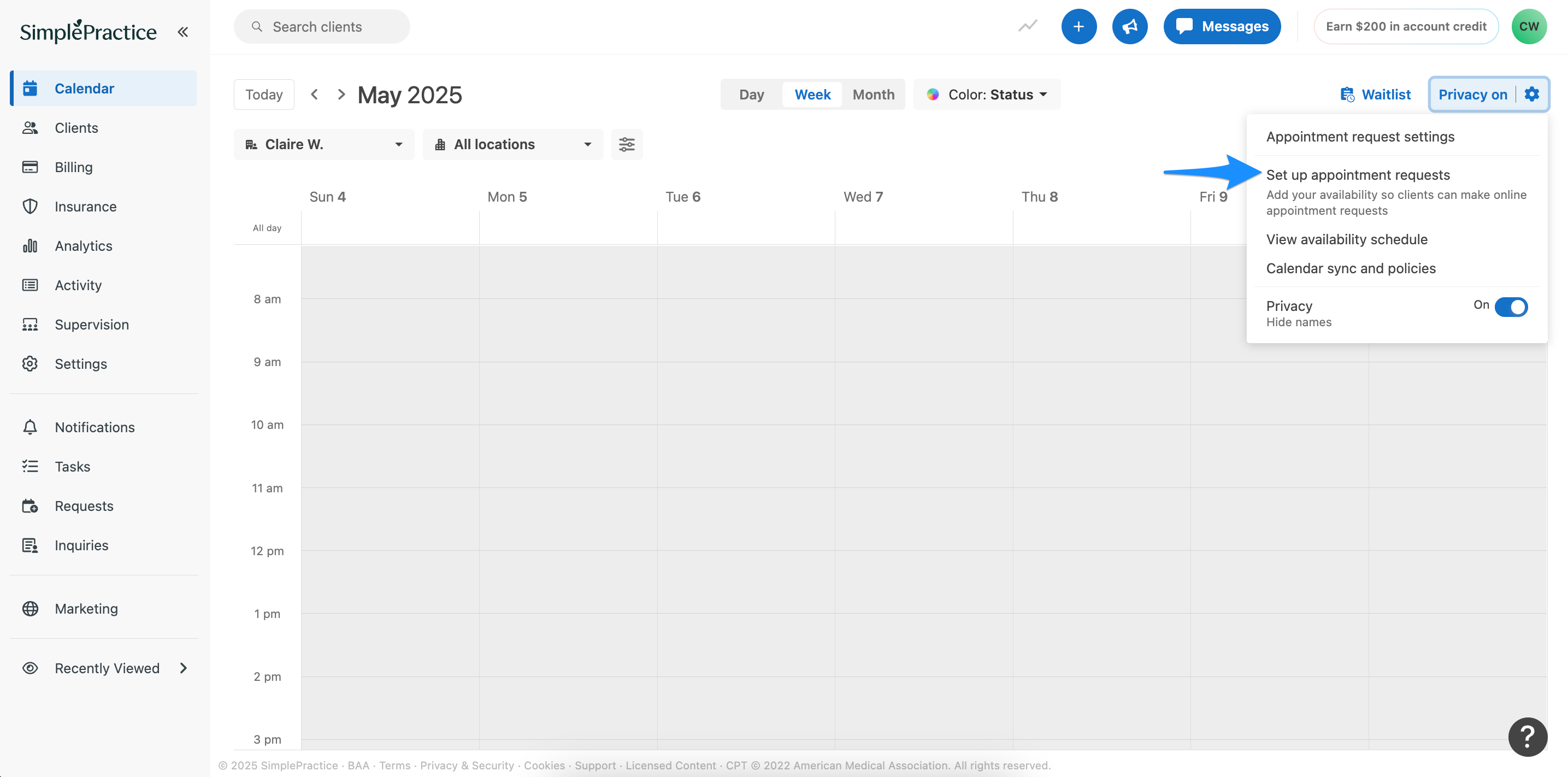 Setting up availability for the first time – SimplePractice Support