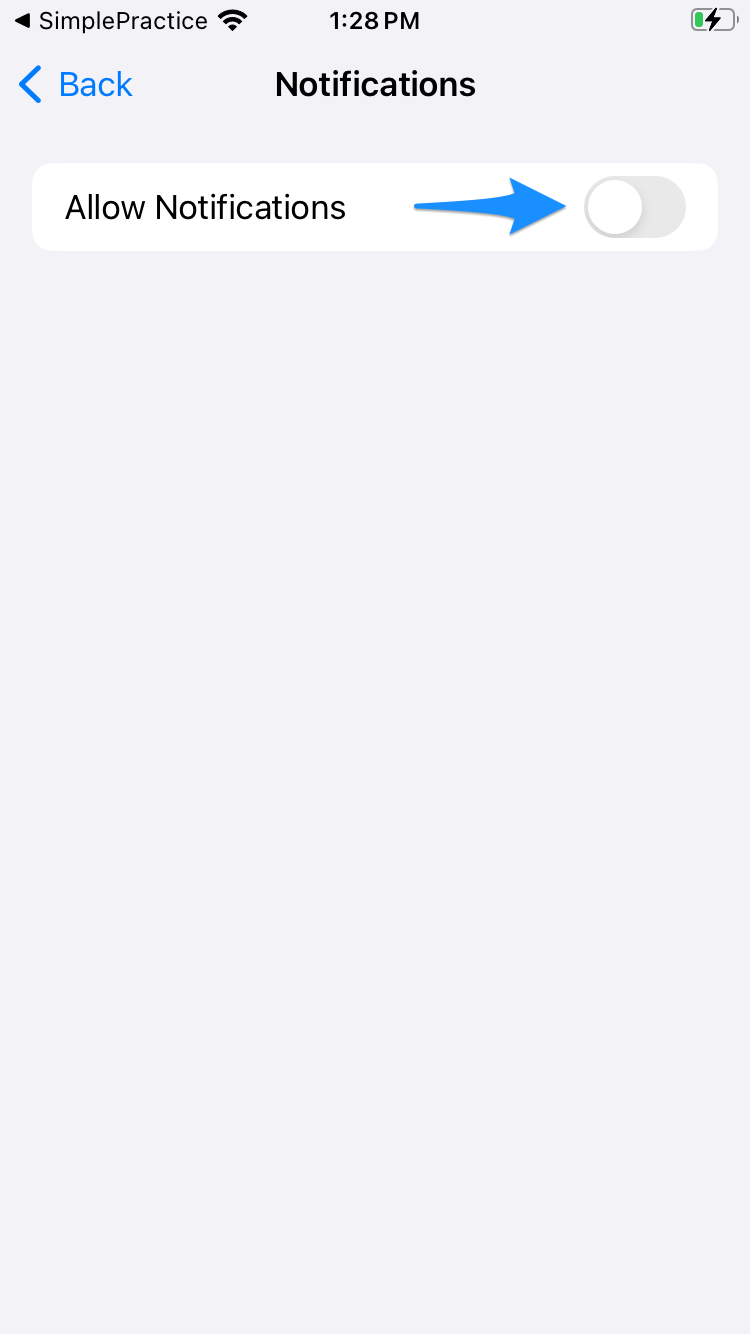 Managing push notifications and other settings on iPhone/iPad ...