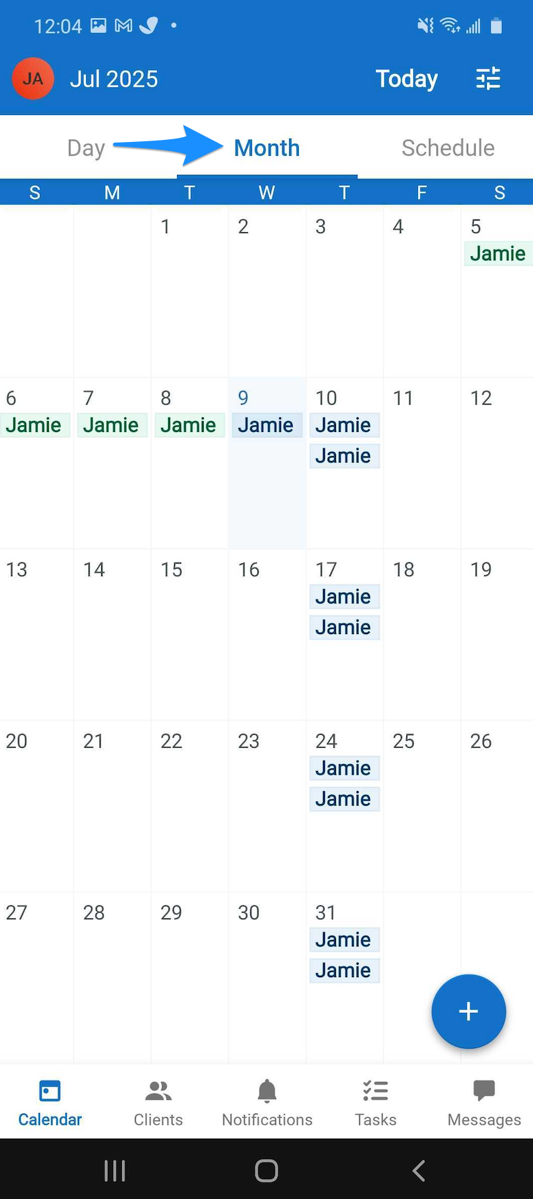 Customizing your calendar on Android – SimplePractice Support