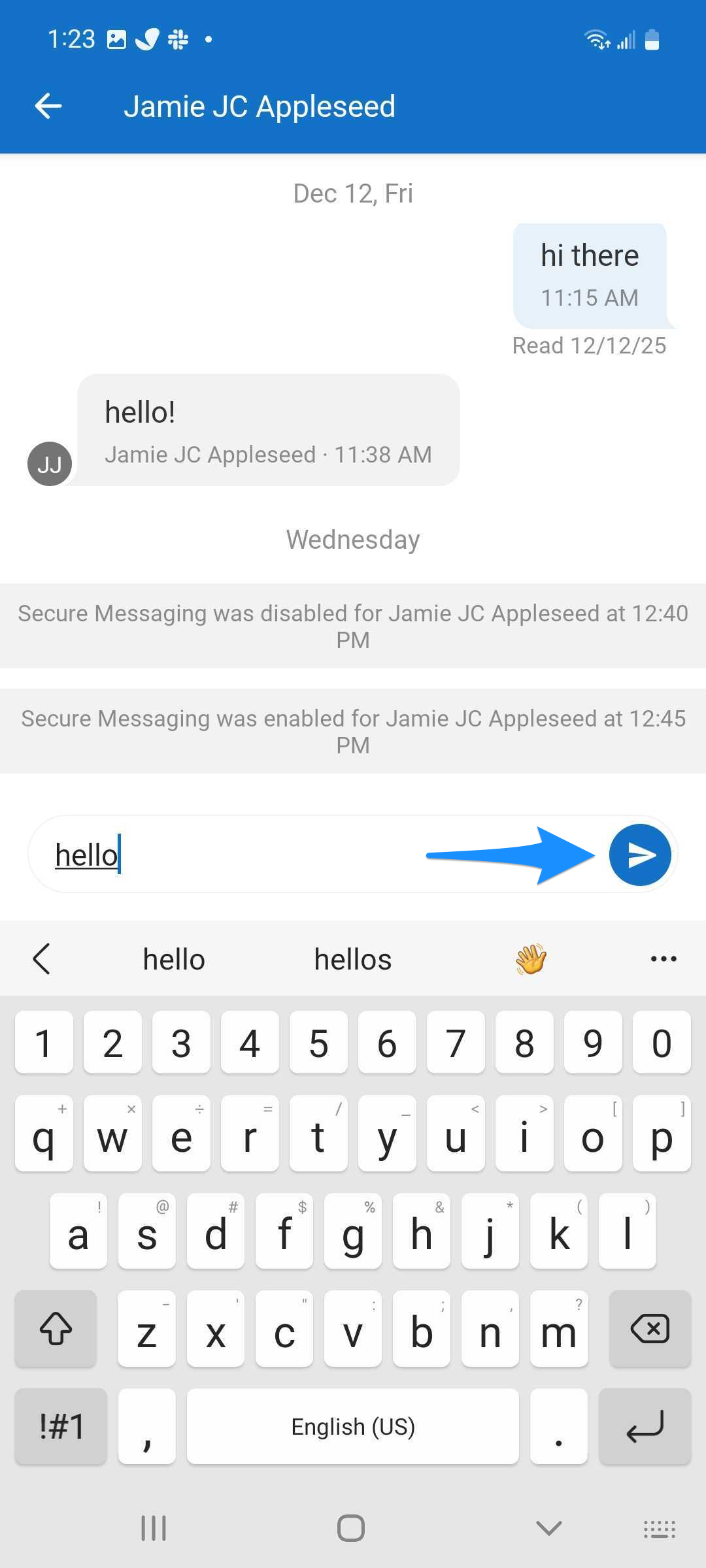 Communicating with clients on Android – SimplePractice Support