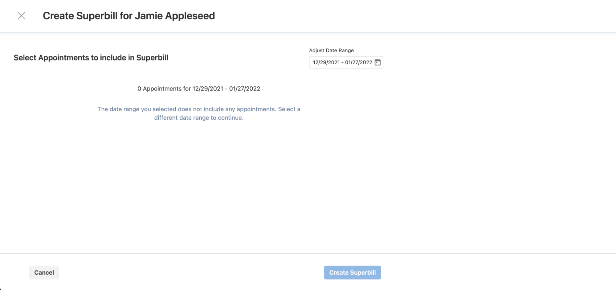 Creating superbills – SimplePractice Support
