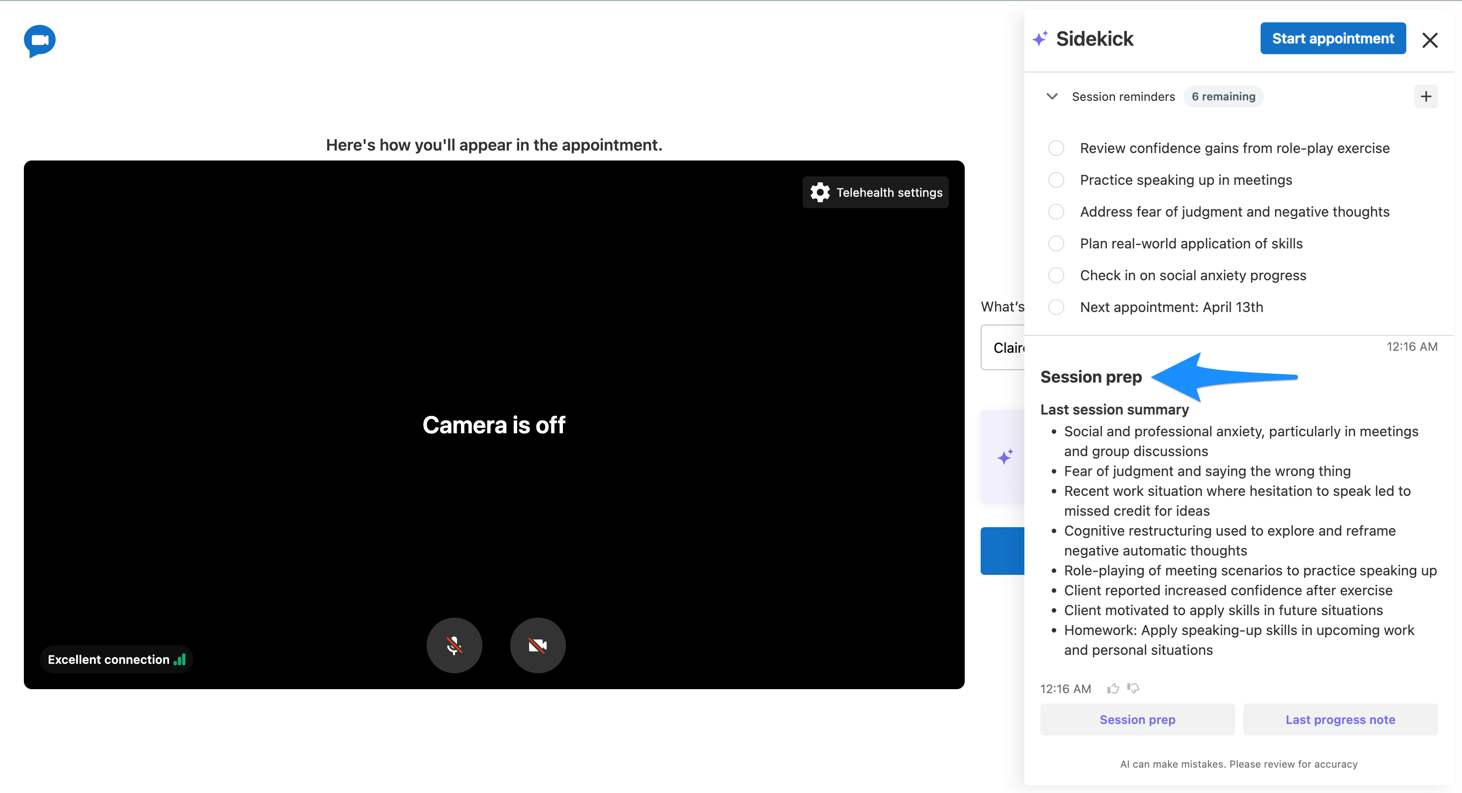 Using Session Sidekick – SimplePractice Support