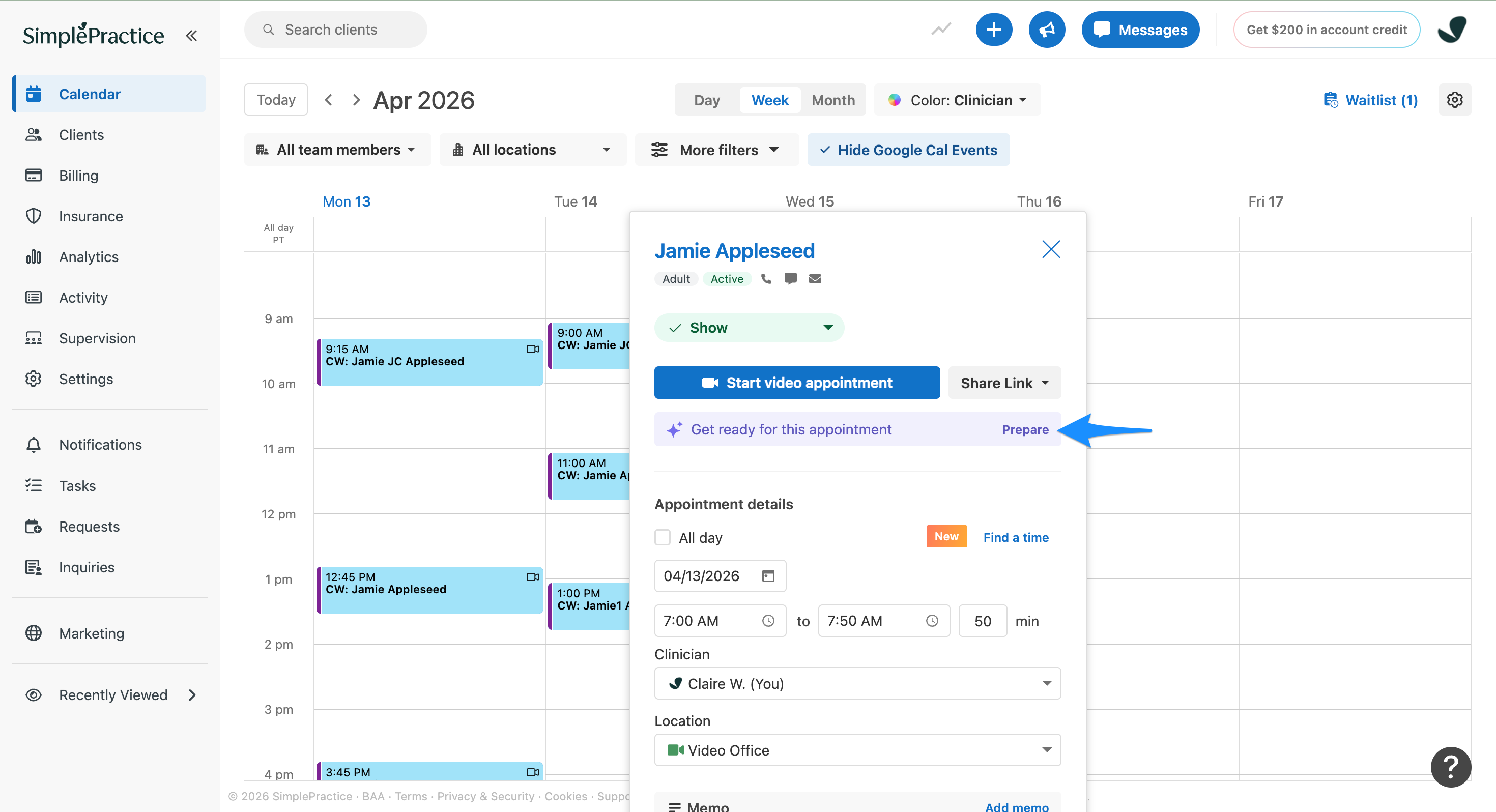 Using Session Sidekick – SimplePractice Support