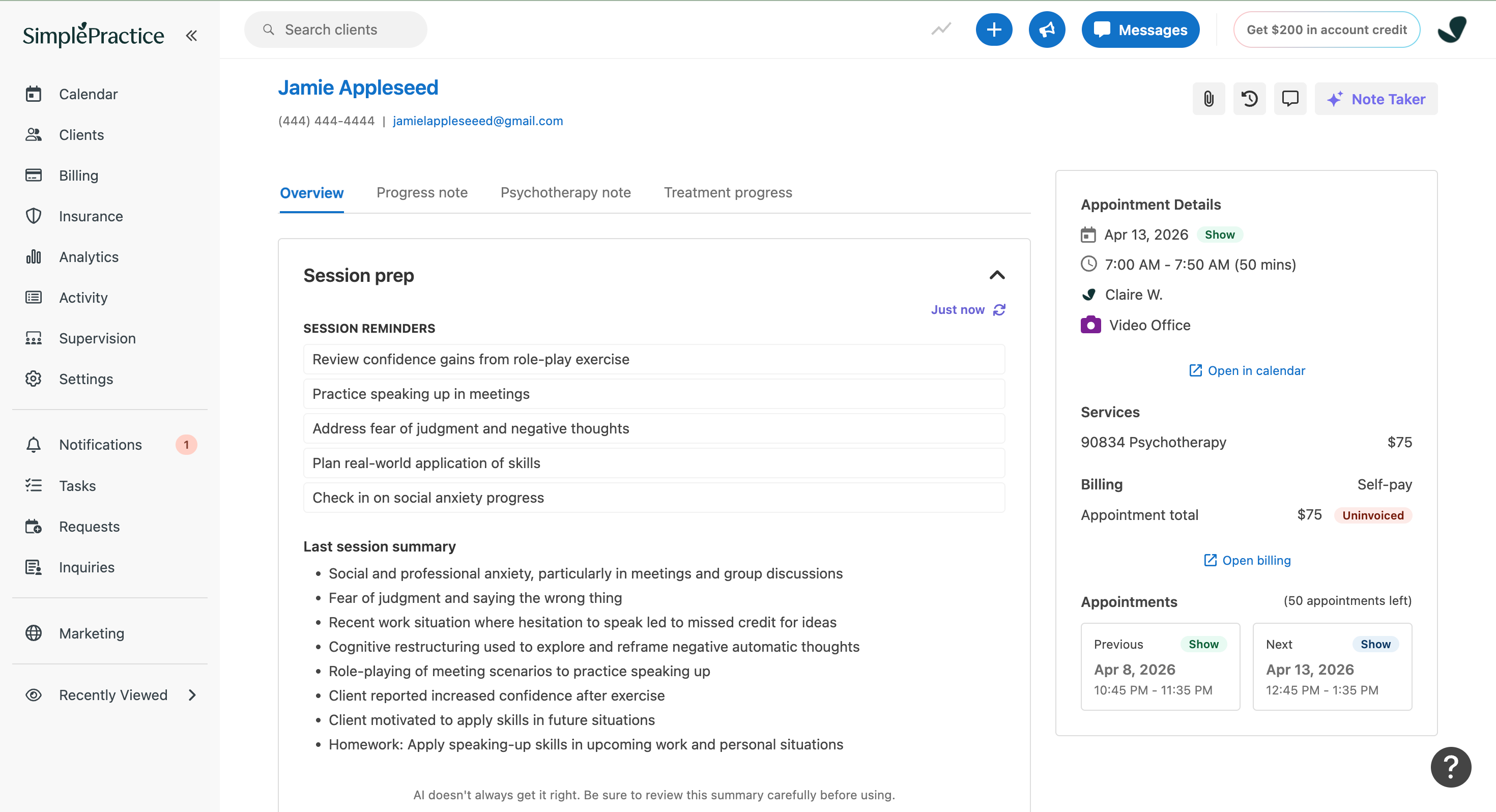 Using Session Sidekick – SimplePractice Support