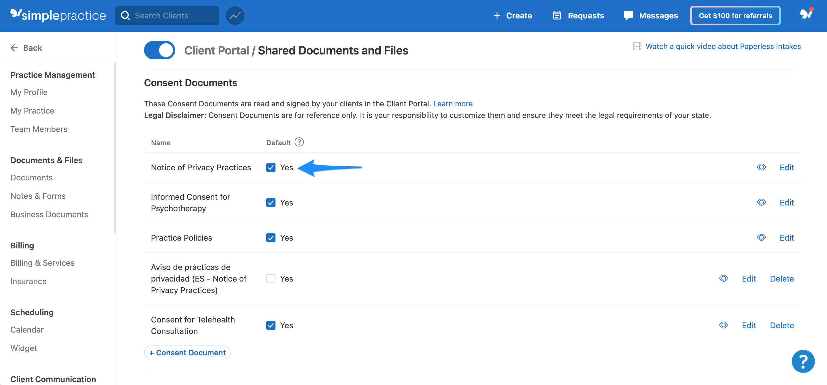 Setting up the Client Portal – SimplePractice Support