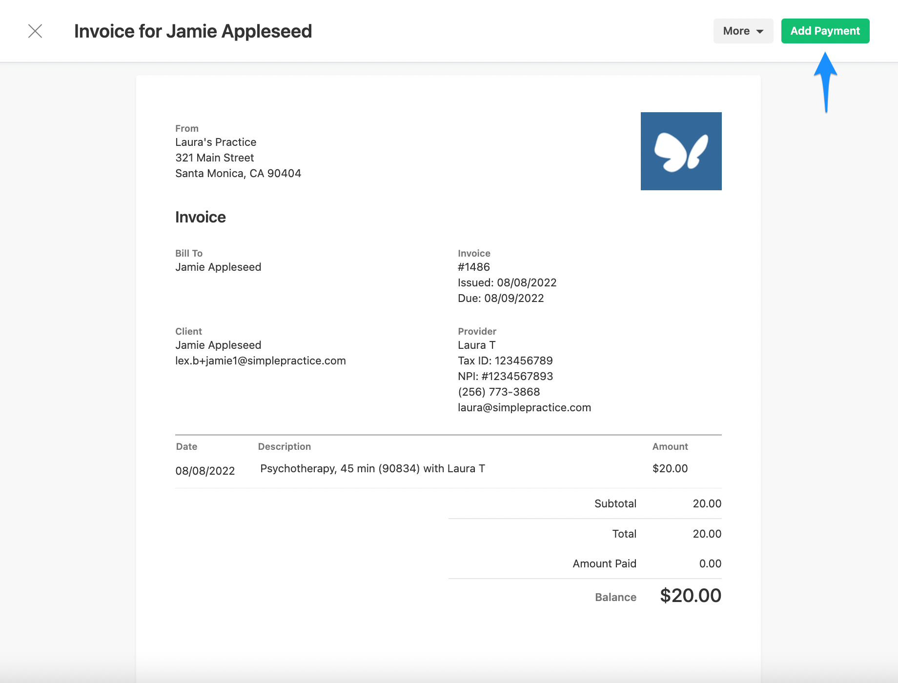 Navigating client payments – SimplePractice Support